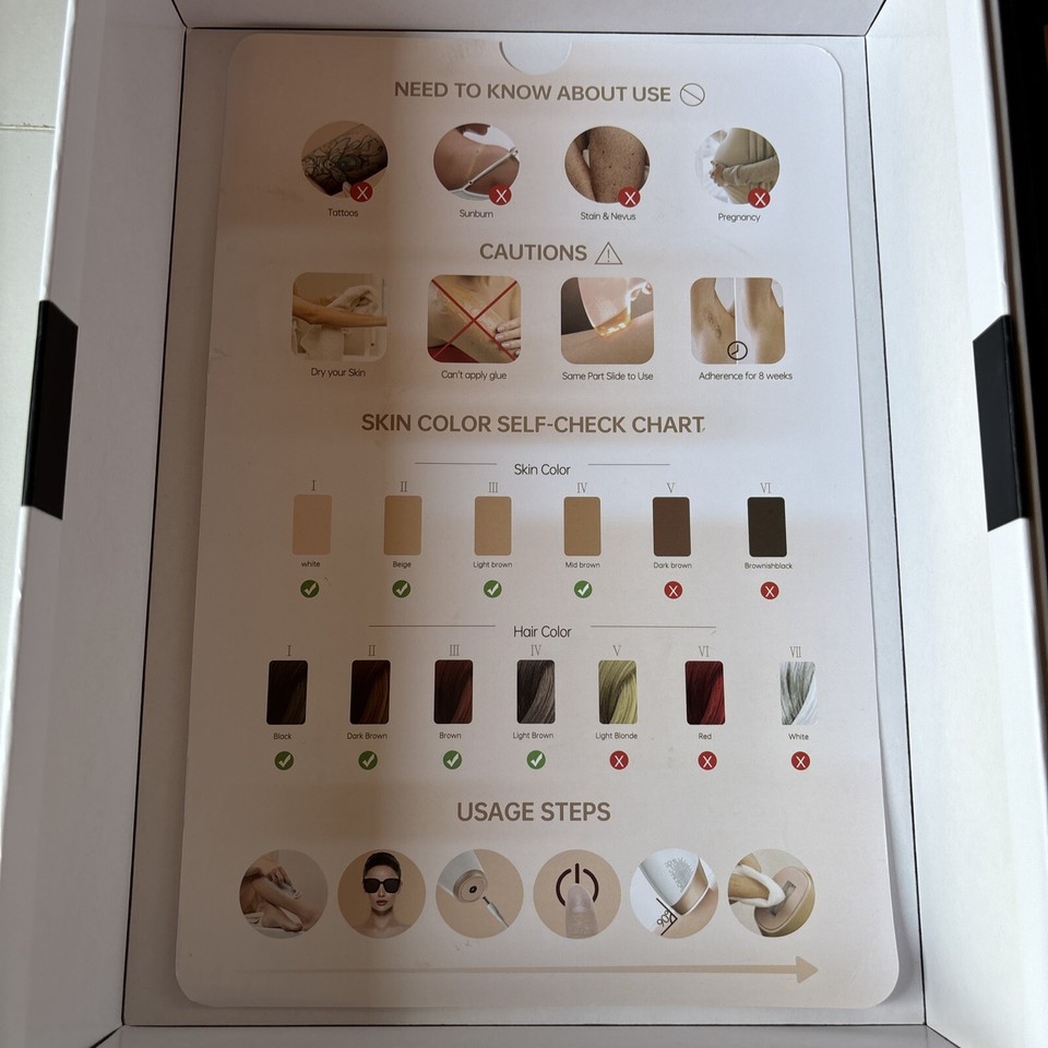 FZ-608 Laser Hair Removal Hand-held IPL Device 999900 Flashes New | eBay