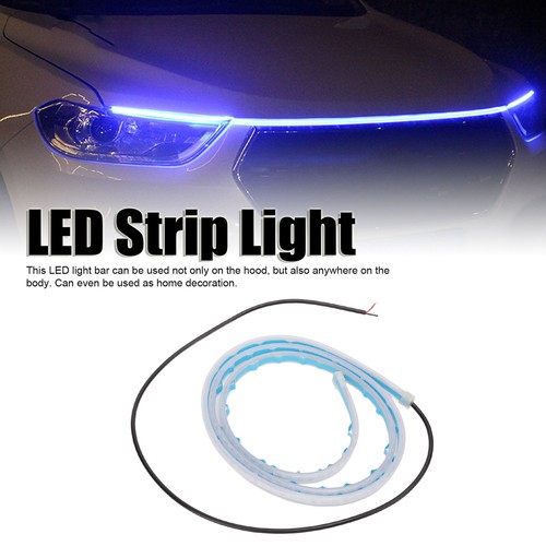 1.2m Front Hood LED Strip Light Waterproof Red Blue Atmosphere Ambient ...