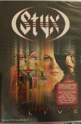 STYX The Grand Illusion / Pieces Of Eight Live DVD Region 0 BRAND NEW ...