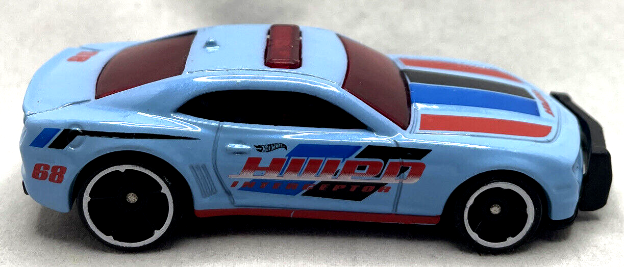 Blue HWPD Highway Patrol Car T 9579 Mattel Hot Wheels Hotwheels 1:64 ...