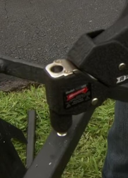 4-Step Railing REPAIR Broken POST Base 2-6" 2-8" No welding slips in 1 ...