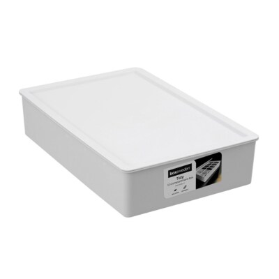 Box Sweden 12-Compartment Tidy Home Storage Box 36x8cm Organiser w/ Lid ...