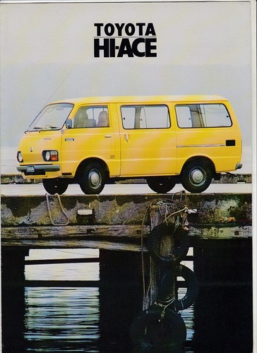 Three 1977 TOYOTA H20 HIACE VAN & CAB/CHASSIS New Zealand Brochures HI ...