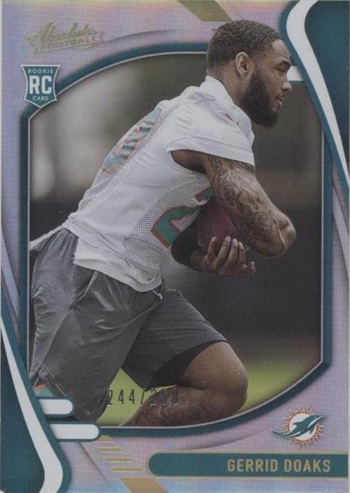 2021 Panini Absolute - Rookies Gerrid Doaks #189 Spectrum /250 (RC) for ...