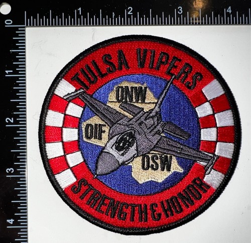 USAF 125th Fighter Squadron Tulsa Vipers OK ANG Operation ONW OIF OSW ...
