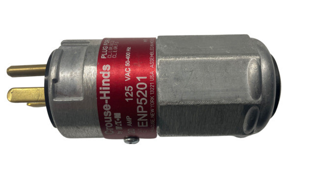 Eaton Crouse-Hinds ENP5201 Electrical Plug 20A 125 V Silver - 4146561 ...