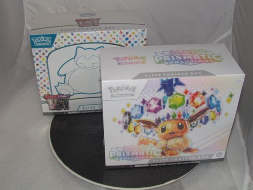 POKEMON TCG Scarlet & Violet 151 & Prismatic Evolutions ELITE TRAINER ...