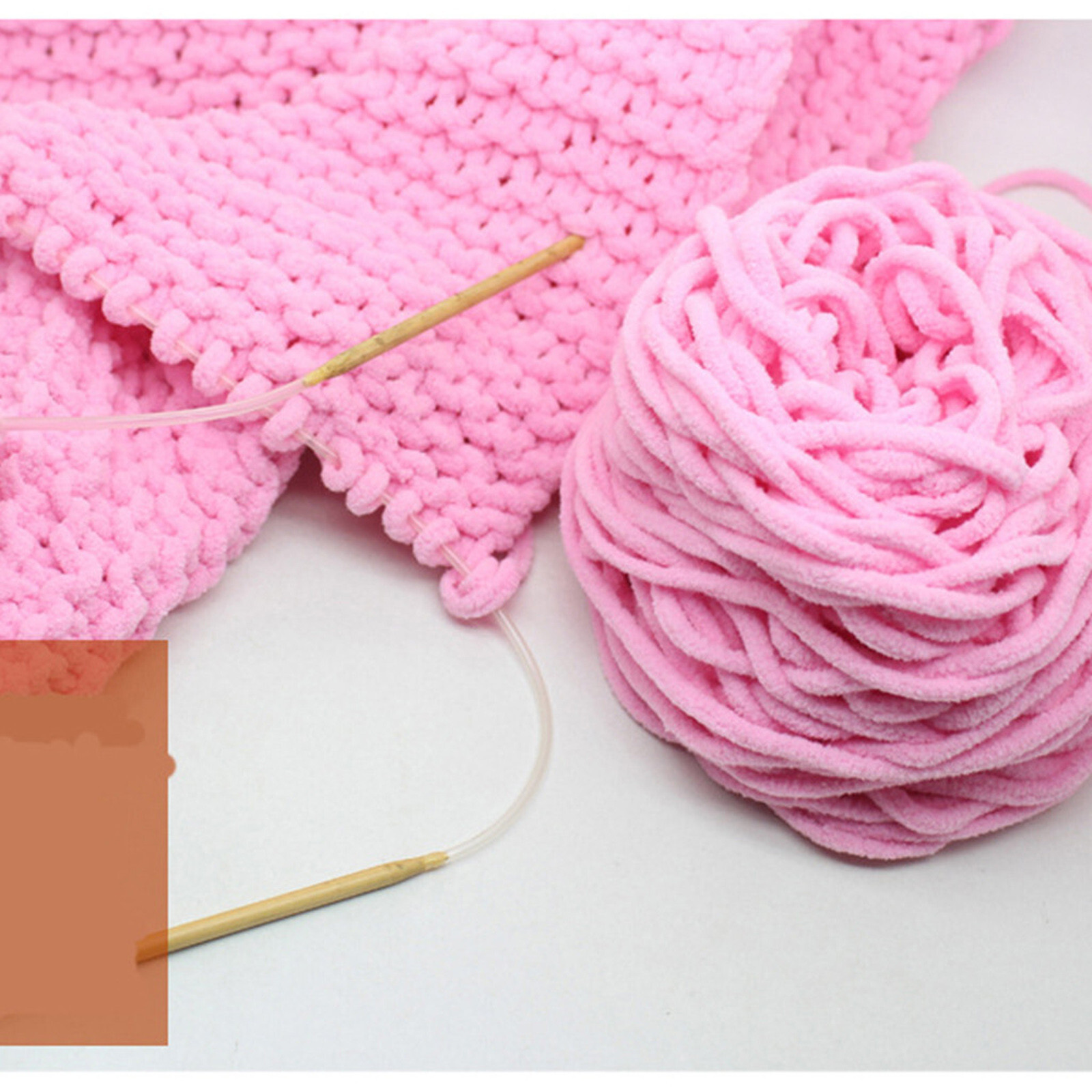 Super Soft Chunky Wool Gaint Yarn DIY Bulky Arm Knitting Roving ...