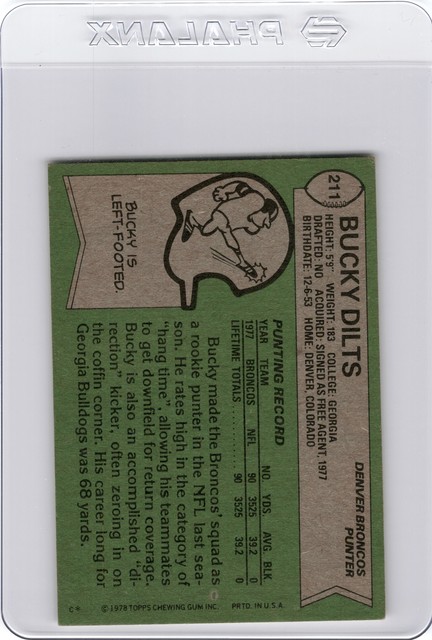 1978 Topps - #211 Bucky Dilts (RC) for sale online | eBay