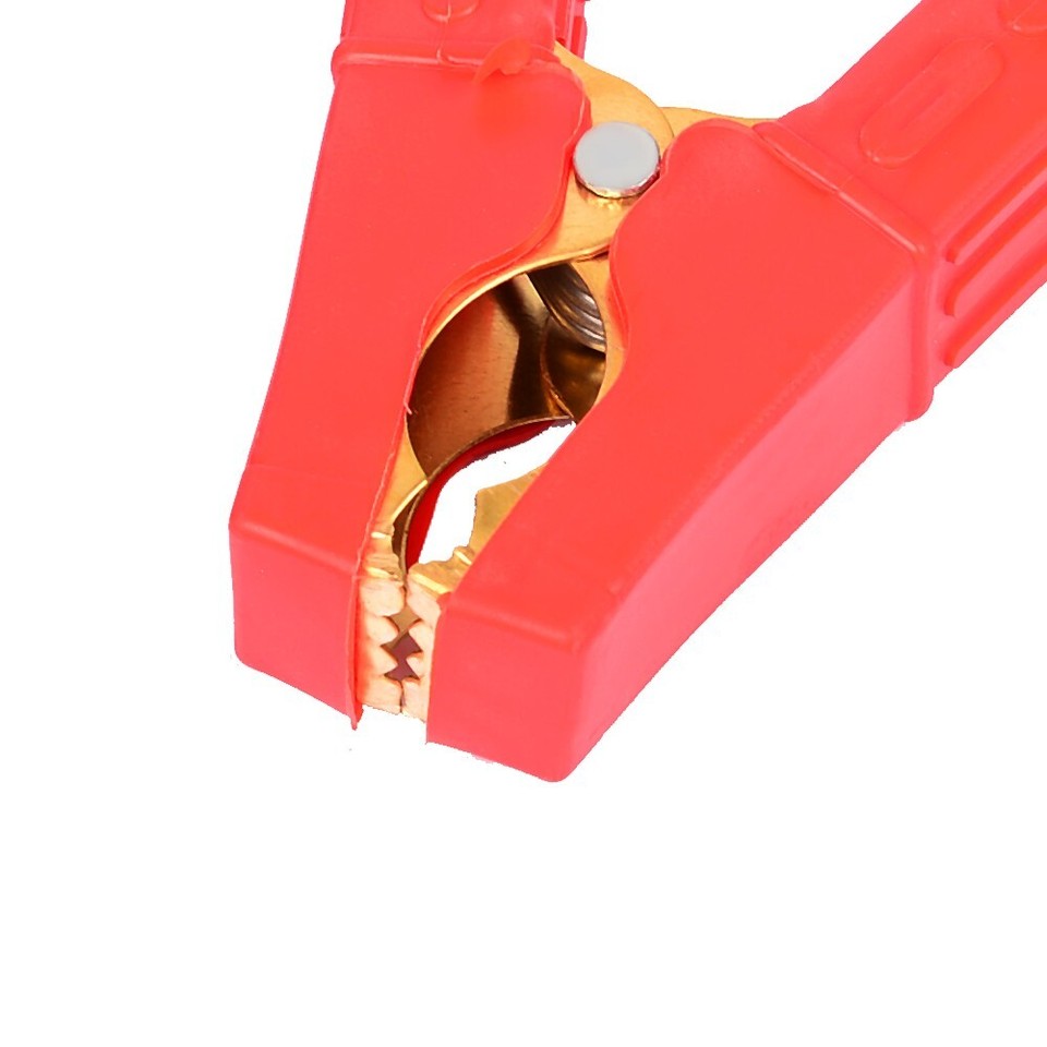 US Location 100A Car Battery Clamps Alligator Test Crocodile Clips Pure ...