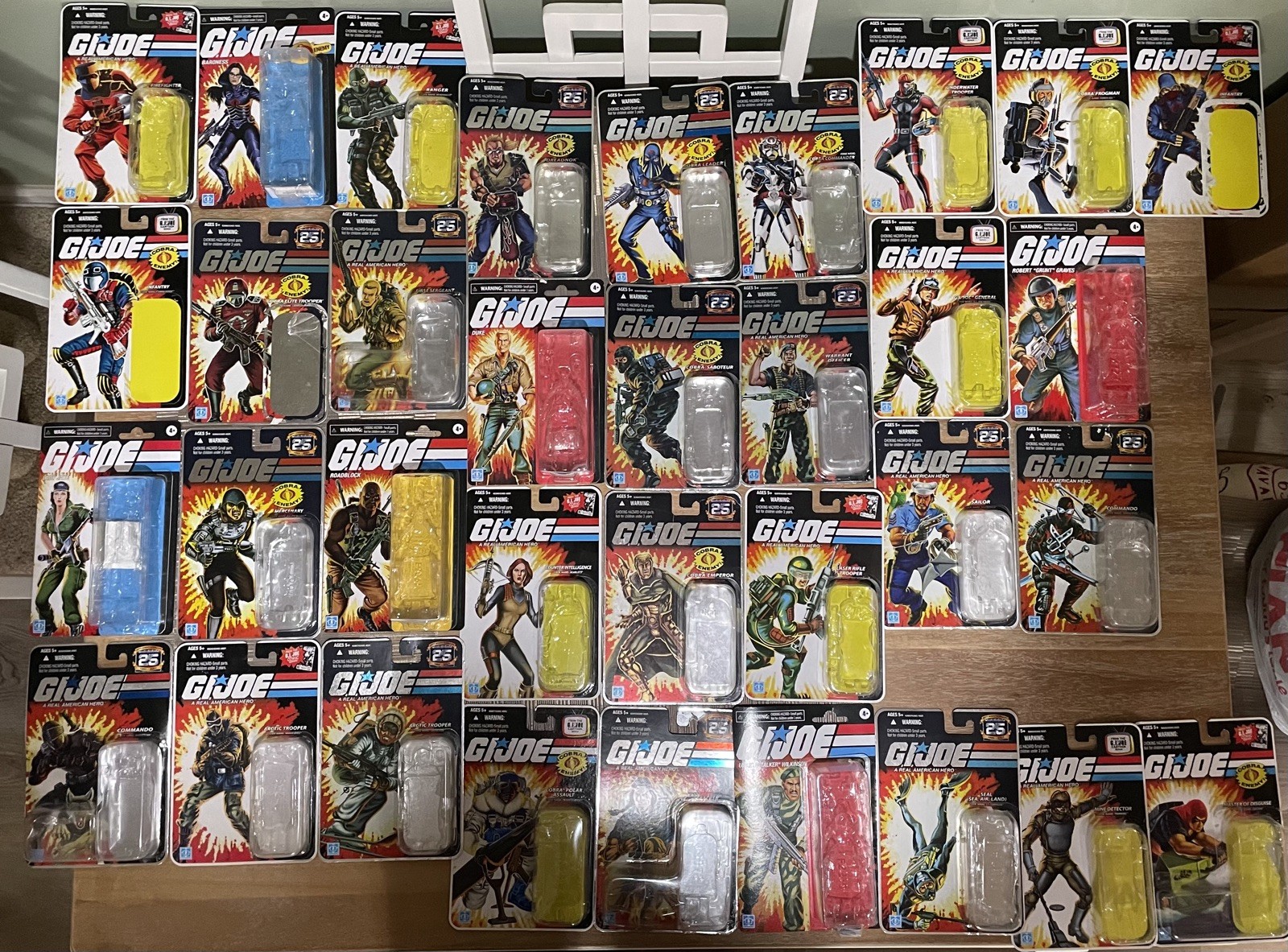 MASSIVE GI JOE 25Th Anniversary & Modern Retro Style Action Figure Lot ...