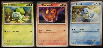 Pokemon 151 Poster Collection Cosmo Promo Set Bulbasaur Charmander ...