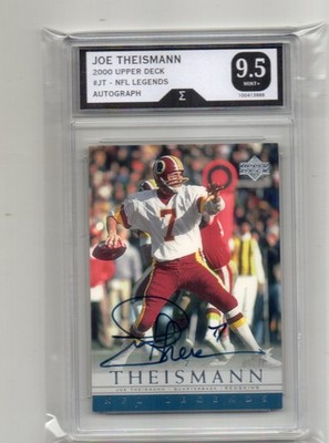2000 Upper Deck Legends JOE THEISMANN #JT Auto Mint 9.5 | eBay