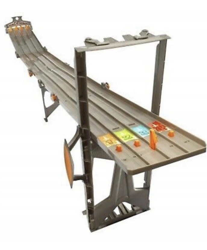 HOT WHEELS 4 LANE RACEWAY 6 FT. FOLDING PORTABLE RACE TRACK 2006 MATTEL ...