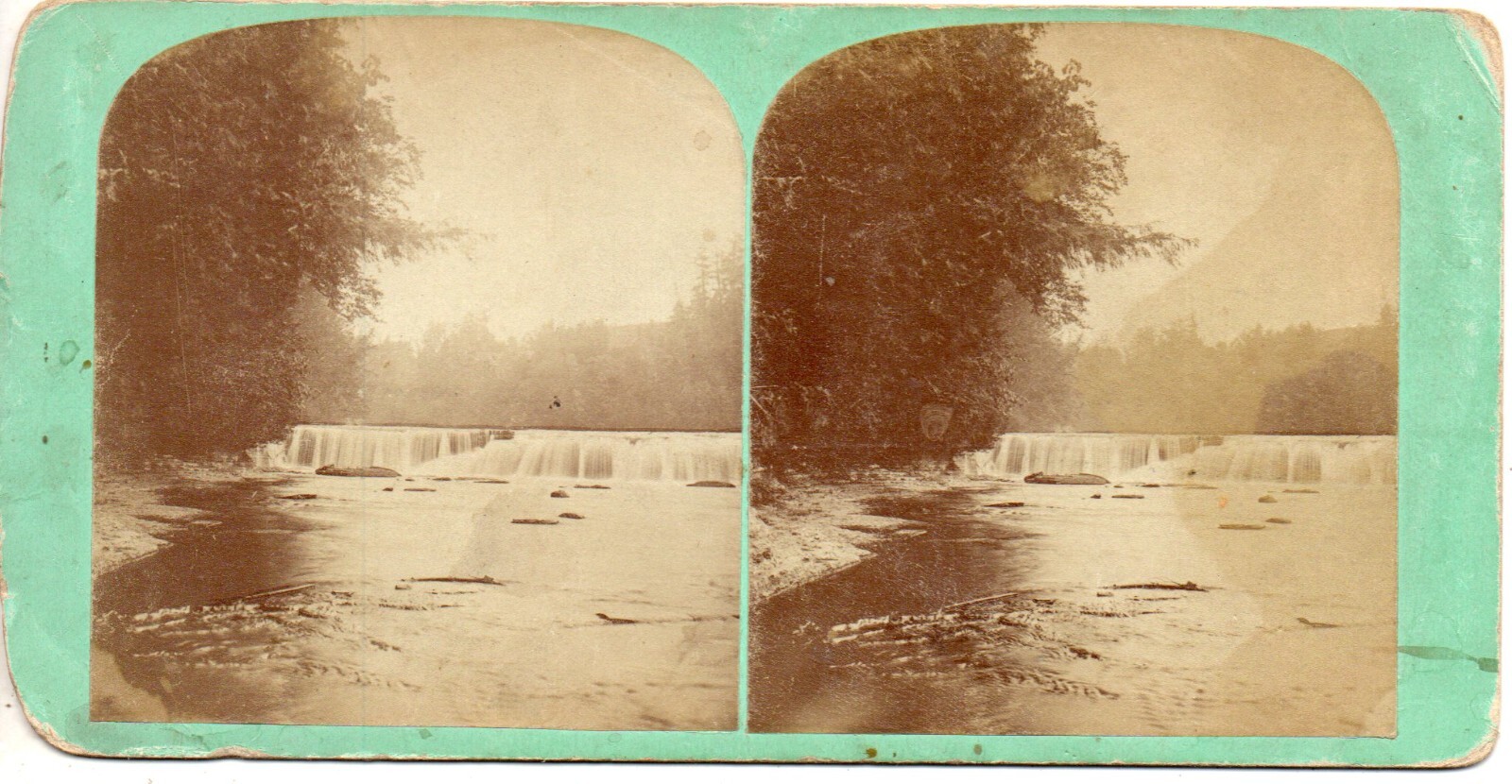 Mill Dam Falls. Trenton Falls, New York. Stereoview Photo | eBay