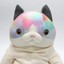Shinada Global Mochi-Neko Cat Rainbow L size Plush Doll 22×22×30cm NEW ...