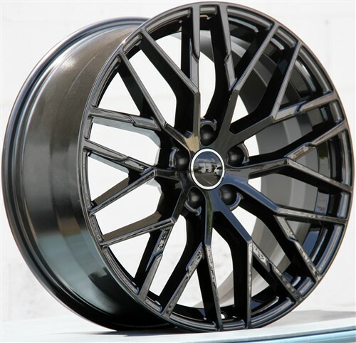 SET(4) 19" 19x8.5 +35 5x112 BLACK WHEELS AUDI A4 S4 A6 Q5 Q3 A5 A7 ...
