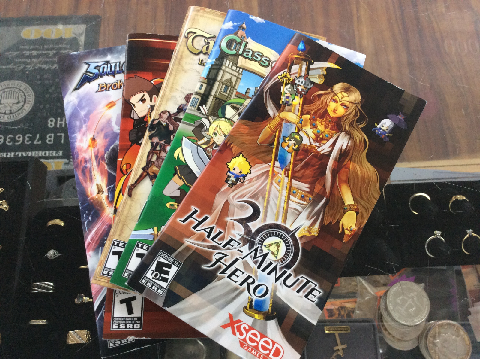 Sony Psp Playstation Portable Game Manual Only Lot Of 5 See Pics! RPGS ...