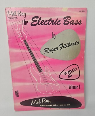 Roger Filiberto Electric Bass How to Play Mel Bay 1970 Vol 1 | eBay