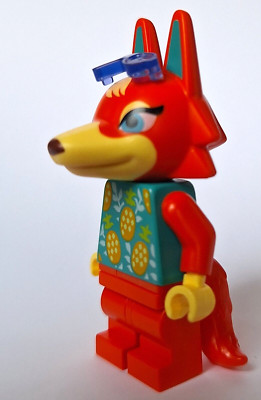 LEGO Animal Crossing MINIFIGURE AUDIE Fox from 77052 Concert at the ...