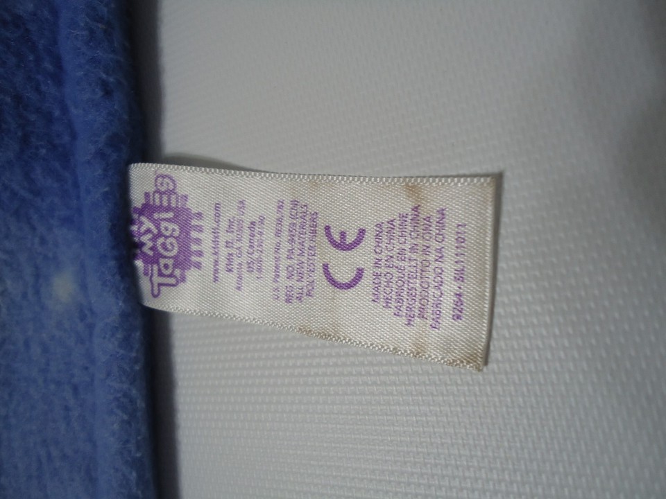 Taggies moon star ribbon tag lovey lovie security blanket toy 12"x12 ...