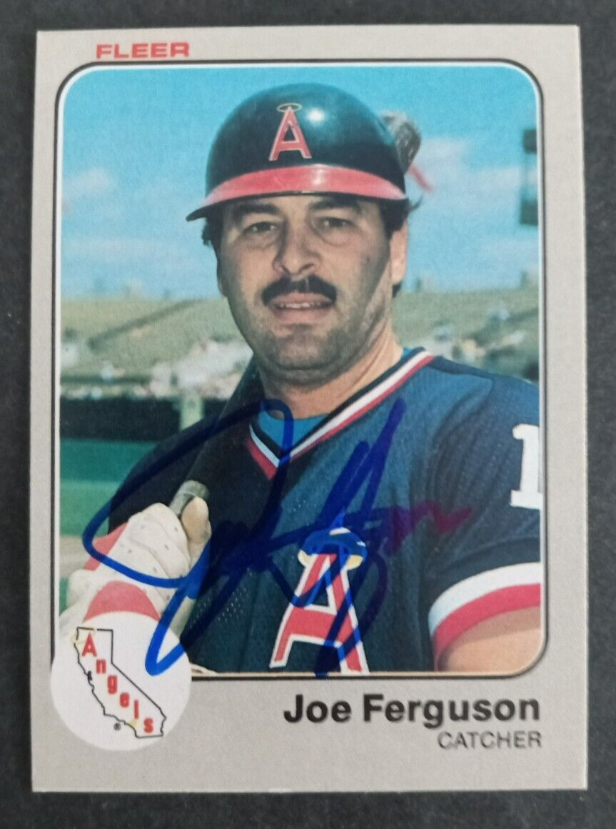1983 Fleer SIGNED: Joe Ferguson, ANGELS #87 | eBay