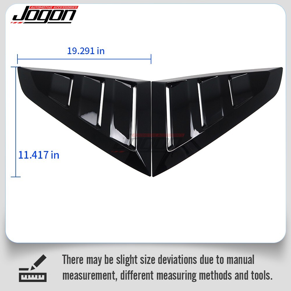 Body Side Window Cowl Louvers Air Vent Cover Trim For Ford Mustang S650 ...