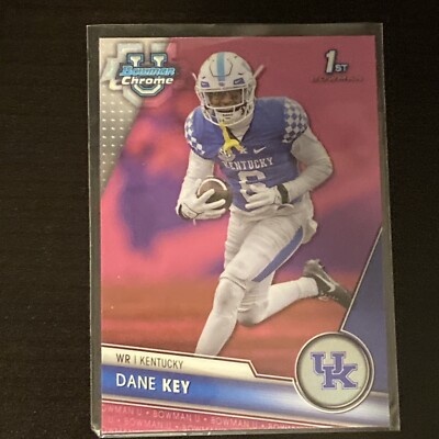 Dane Key 2023 Bowman Chrome University #80 pink | eBay