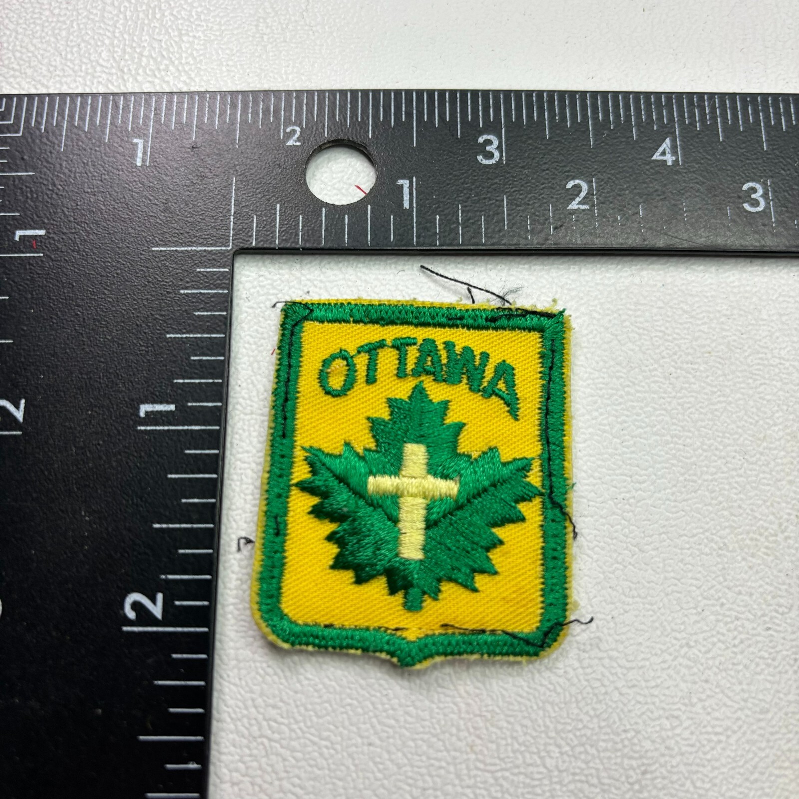 Vintage Small OTTAWA CROSS Canada Patch 41V | eBay