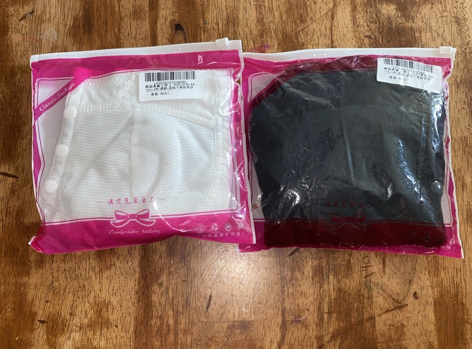 2pcs Moona Bra for Senior Lace Soft Front Closure Breathable Bra for ...