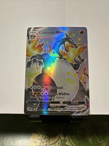 Pokémon TCG Charizard VMAX Shining Fates SV107/SV122 Holo Shiny Holo ...