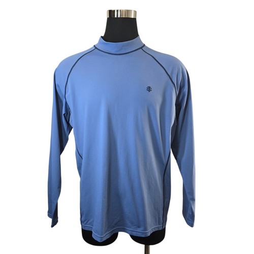 Coolibar UPF 50+ Sun Protection Long Sleeve Shirt Mens XL Blue | eBay