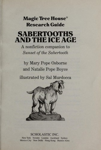 By Mary Pope Osborne - Magic Tree House Fact Tracker #12: Saberto ...