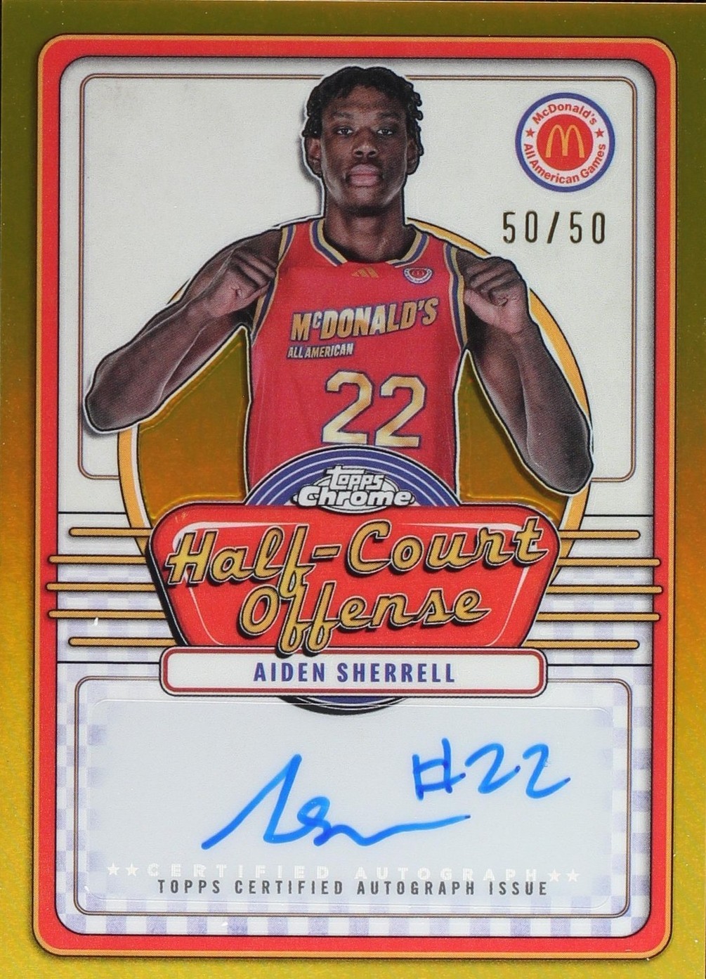 2024 Topps Chrome Mcdonald's All American - Half-Court Offense ...