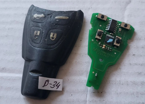 SAAB Key Fob Remote Circuit board : Delphi BS 28030058 (FRQ 433,92 ...