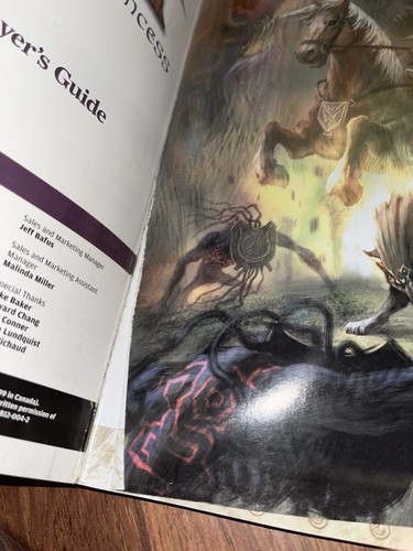 Zelda Twilight Princess Official Nintendo Power Strategy Guide Wii w ...