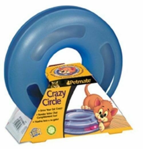 Petmate Small Crazy Circle Cat Toy Interactive Fantastic Feline Fun for ...