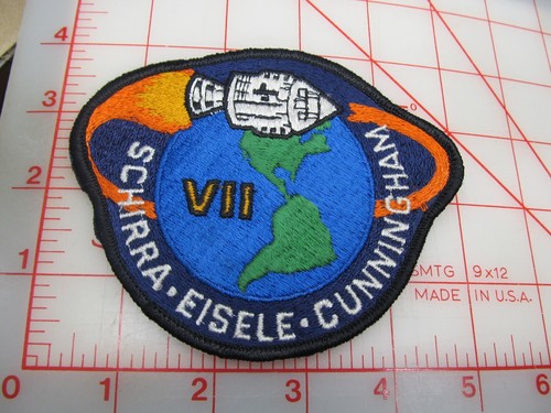 Space VII collectible Schirra - Eisele - Cunningham patch (bC) | eBay