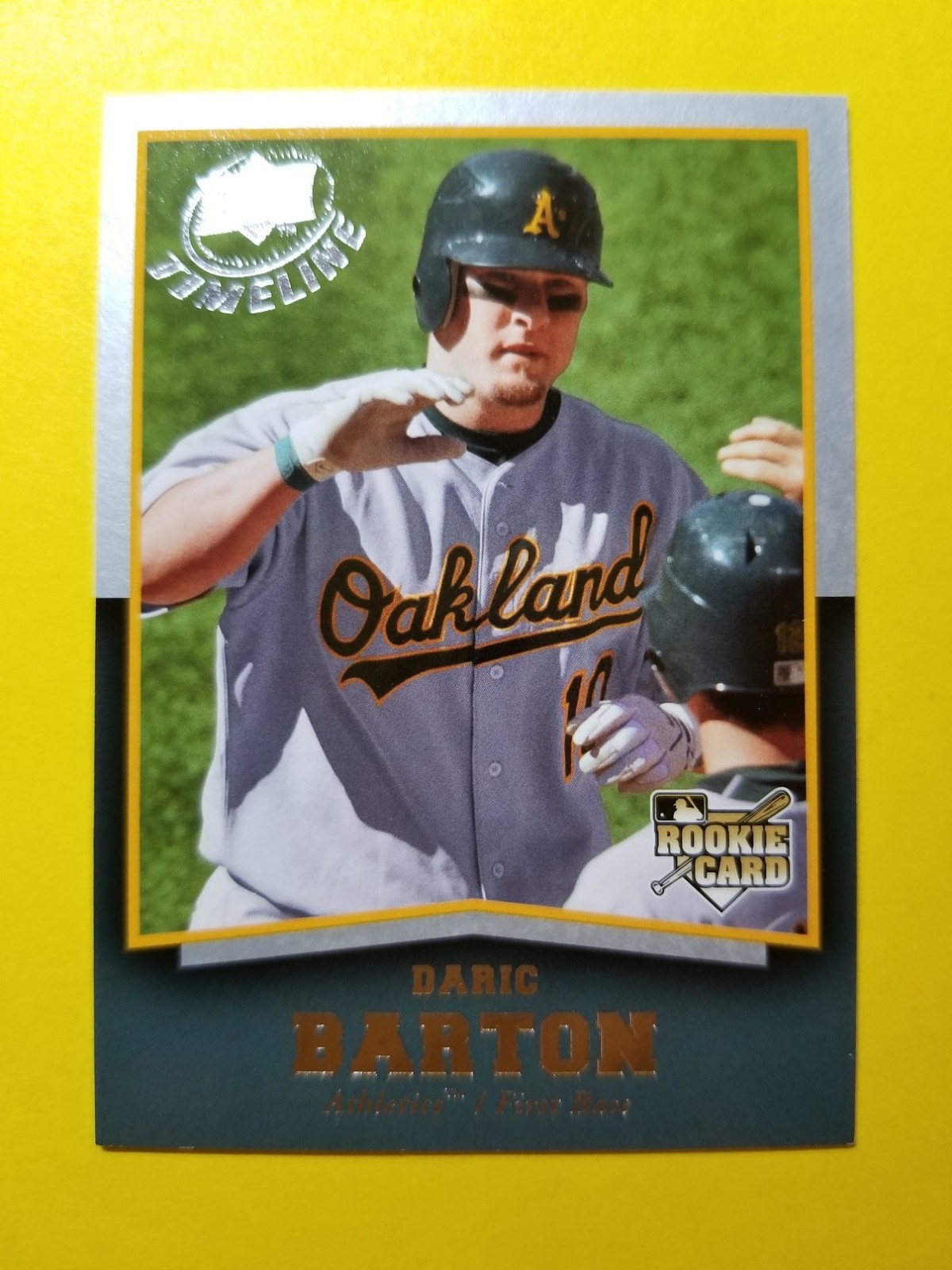 DARIC BARTON * RC ROOKIE #51 OAKLAND A's - 2008 UPPER DECK TIMELINE ...