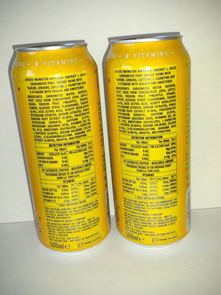 Monster Ripper Ingredients