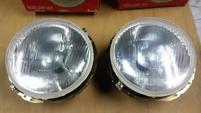 VOLKSWAGEN VW GOLF MK1 SCHEINWERFER HEADLIGHTS HEAD LIGHTS LAMPS ...