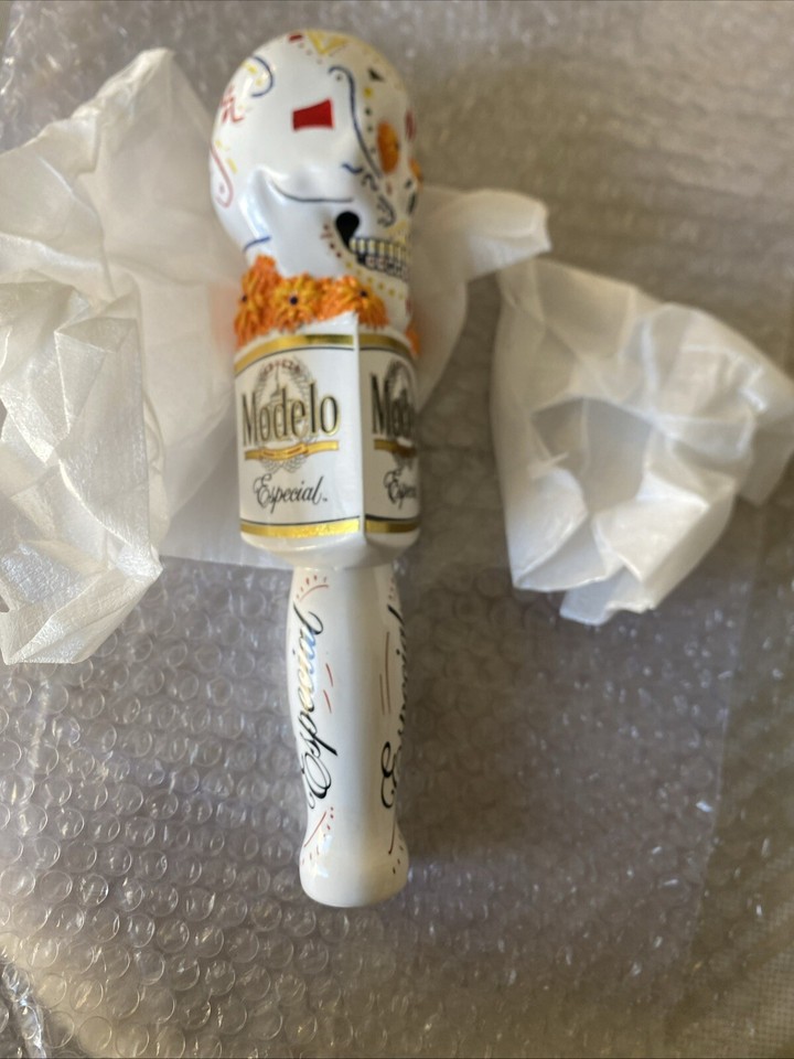 Rare Modelo Especial Sugar Skull Beer Draft Tap Handle 10 1/4" -Tall ...