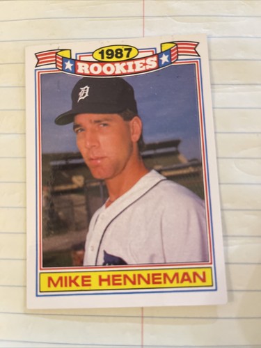 1988 Topps 1987 Rookies Commemorative Set #7 Mike Henneman | eBay