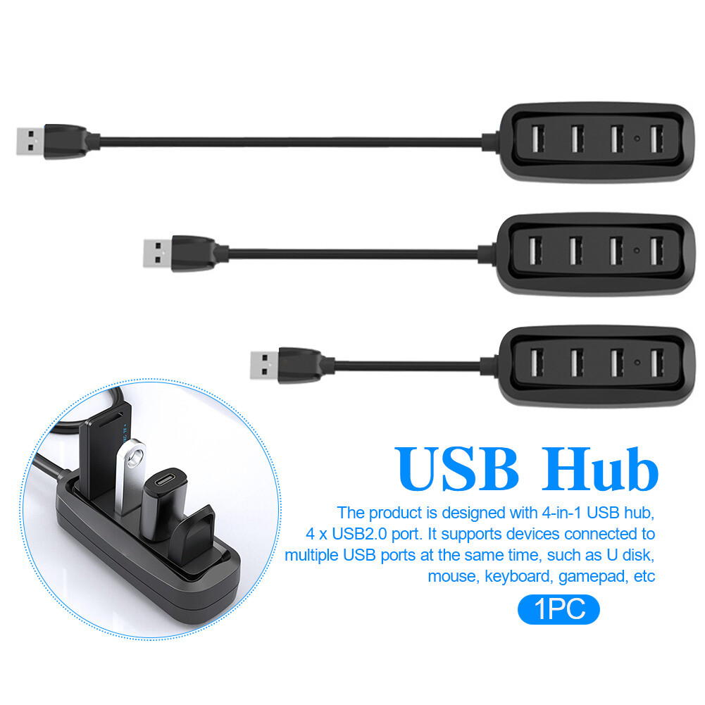 USB Hub Stable Strong Compatibility Durable U Disk 4 Ports High Speed ...