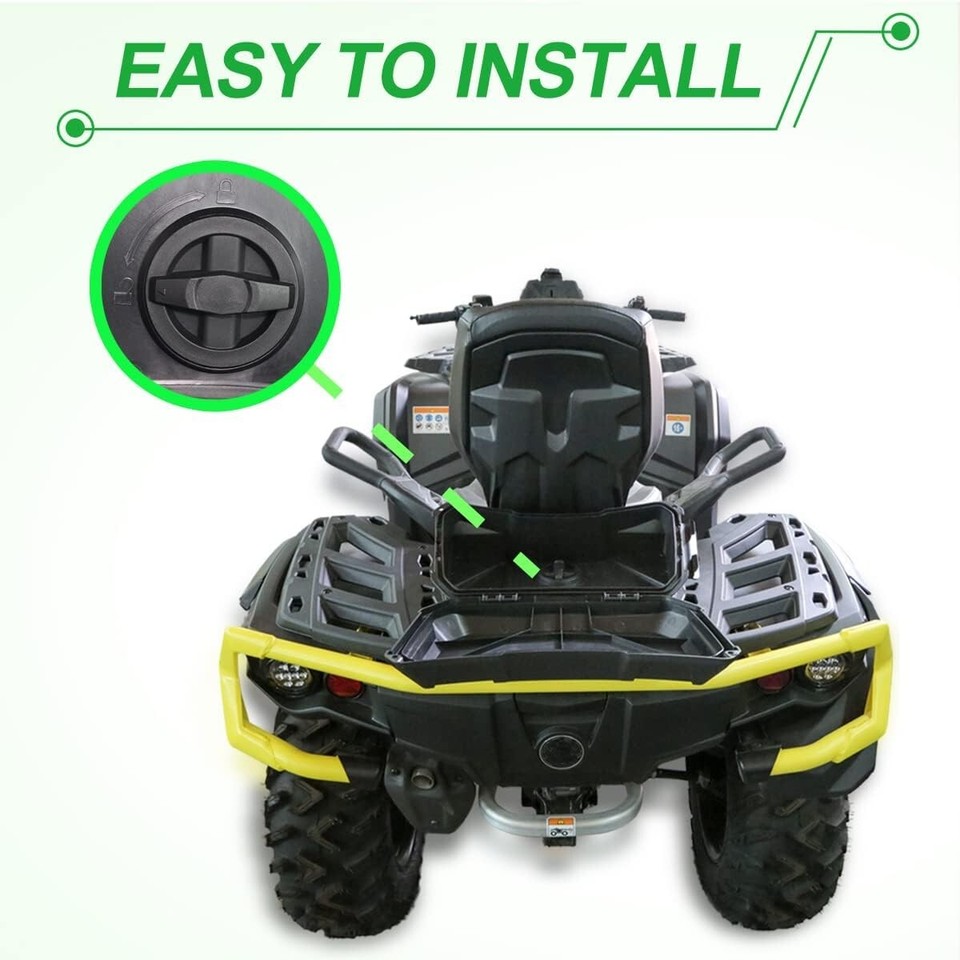 2 Gal Storage Cargo Box Rear Seat for Can-Am Outlander L MAX 6X6 ...