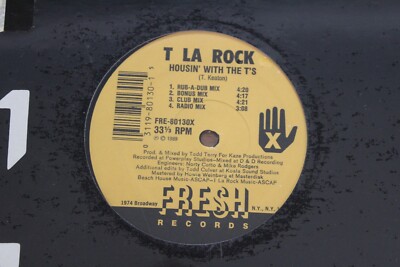 T LA ROCK - HOUSIN WITH THE T'S 12" VINYL [NEW SEALED] HIP HOUSE FRESH ...