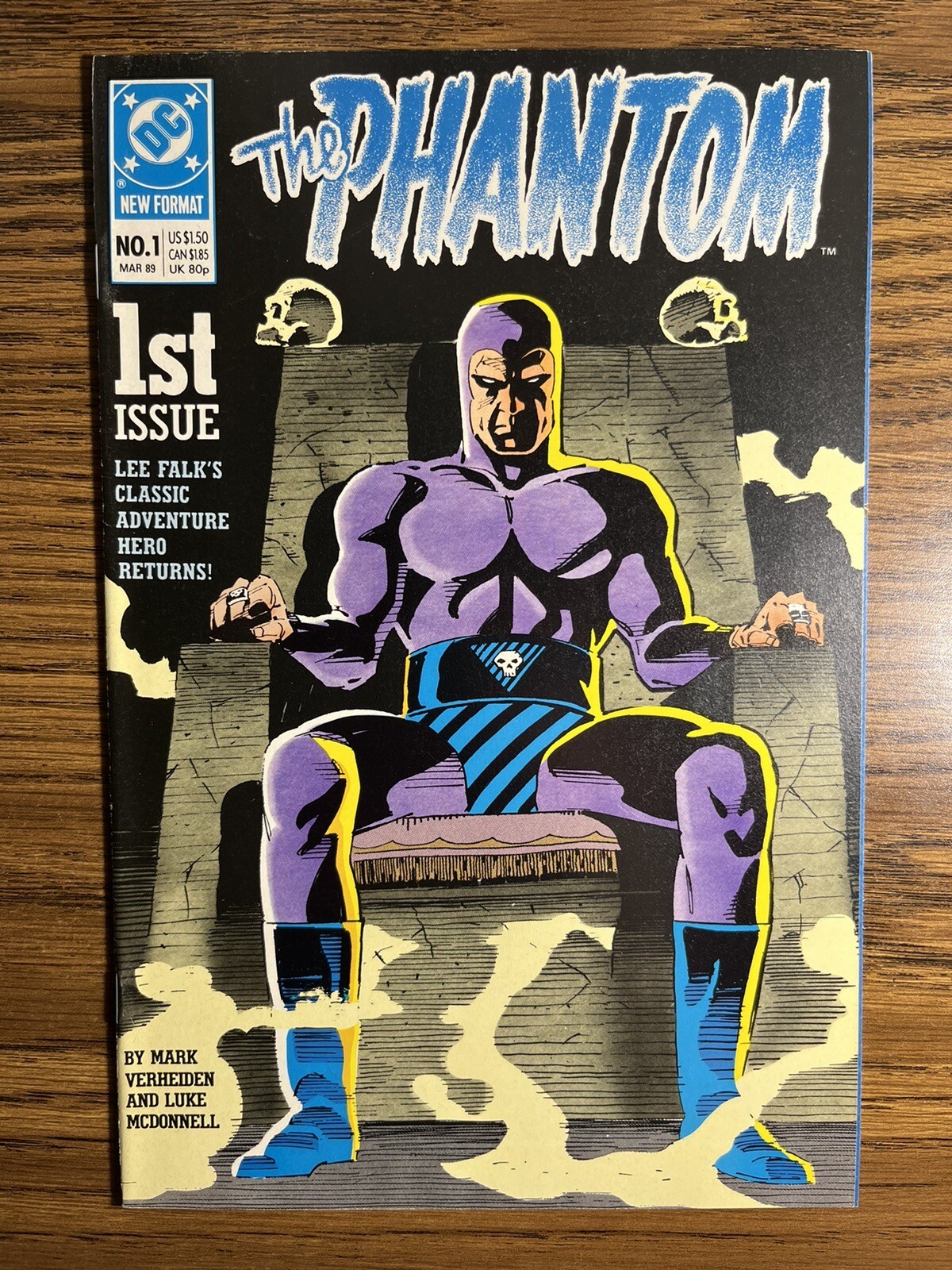 PHANTOM 1 LUKE MCDONNELL COVER DC COMICS 1989 VINTAGE | eBay