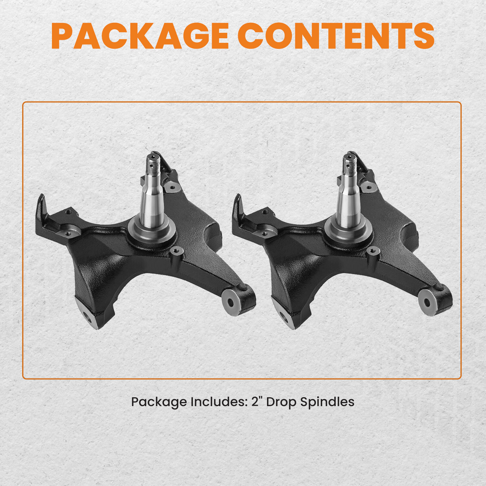 2" Drop Spindle Lowering Kit For Chevy GMC C1500 C2500 Tahoe Yukon 2WD ...