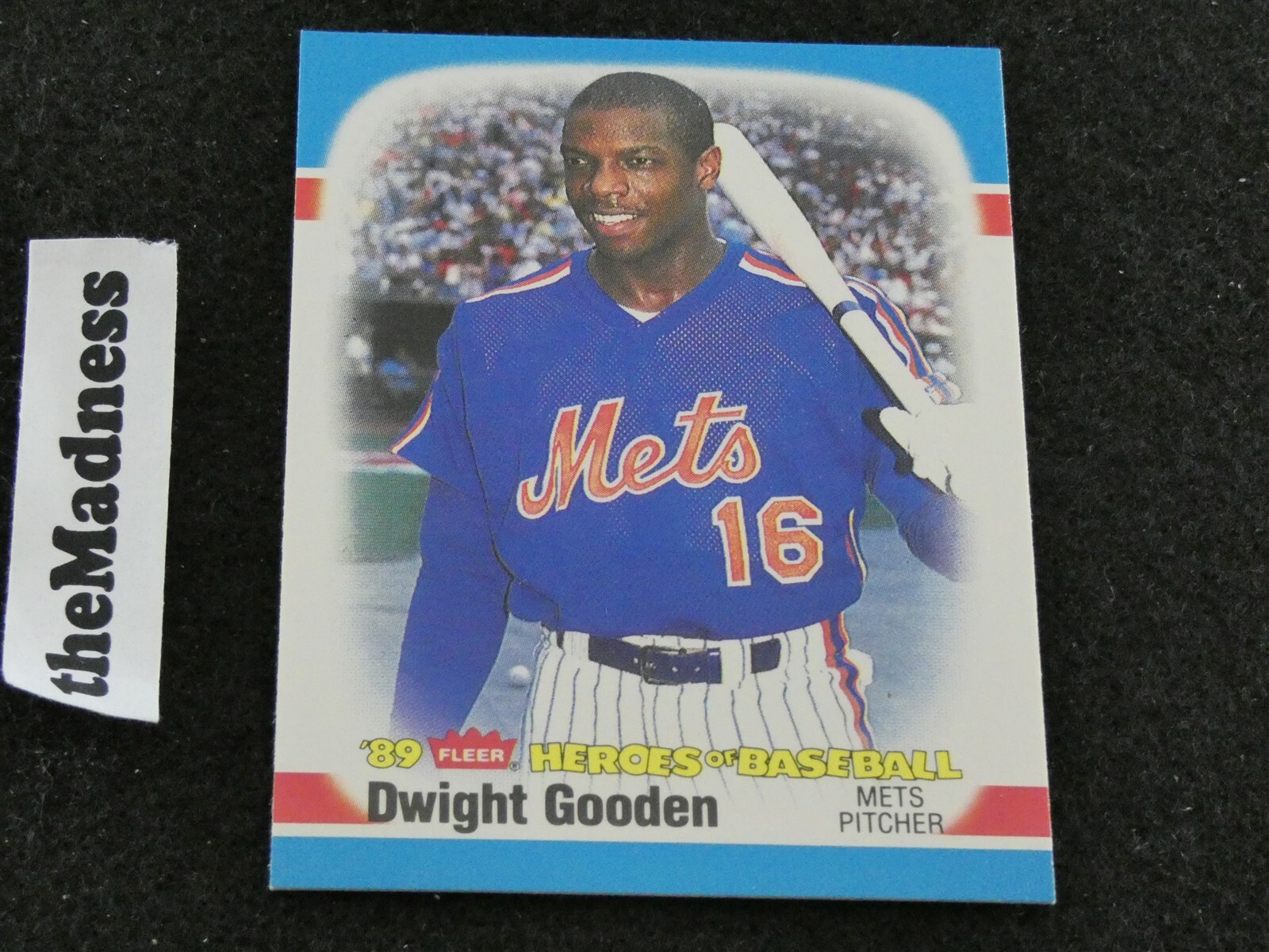 1989 Fleer Heroes of Baseball Dwight Doc Gooden Card #18 New York Mets ...