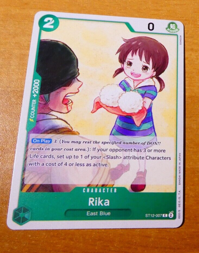 ONE PIECE ENGLISH CARD GAME CARTE RIKA ST12-007 ST EN JCC MINT | eBay